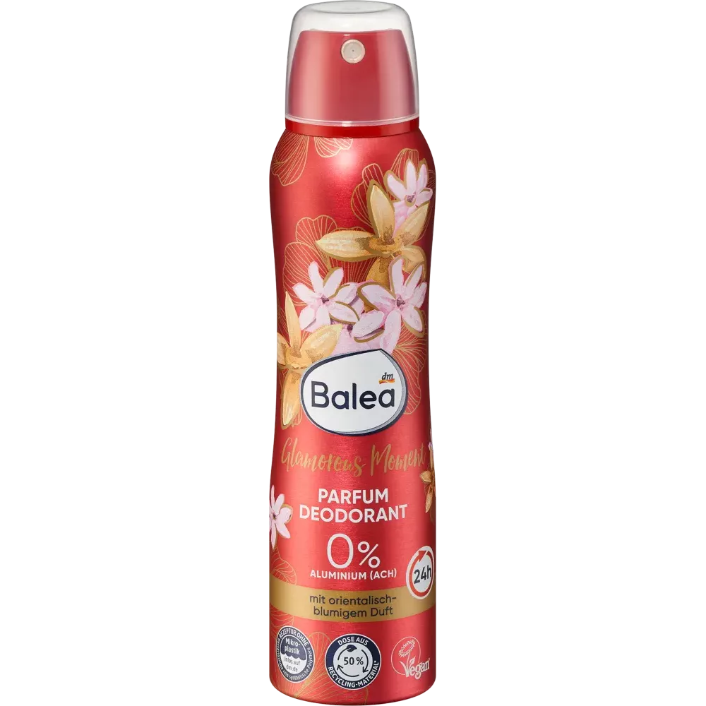Balea Deodorant Spray Parfum Deodorant Glamorous Moment, 150 ml