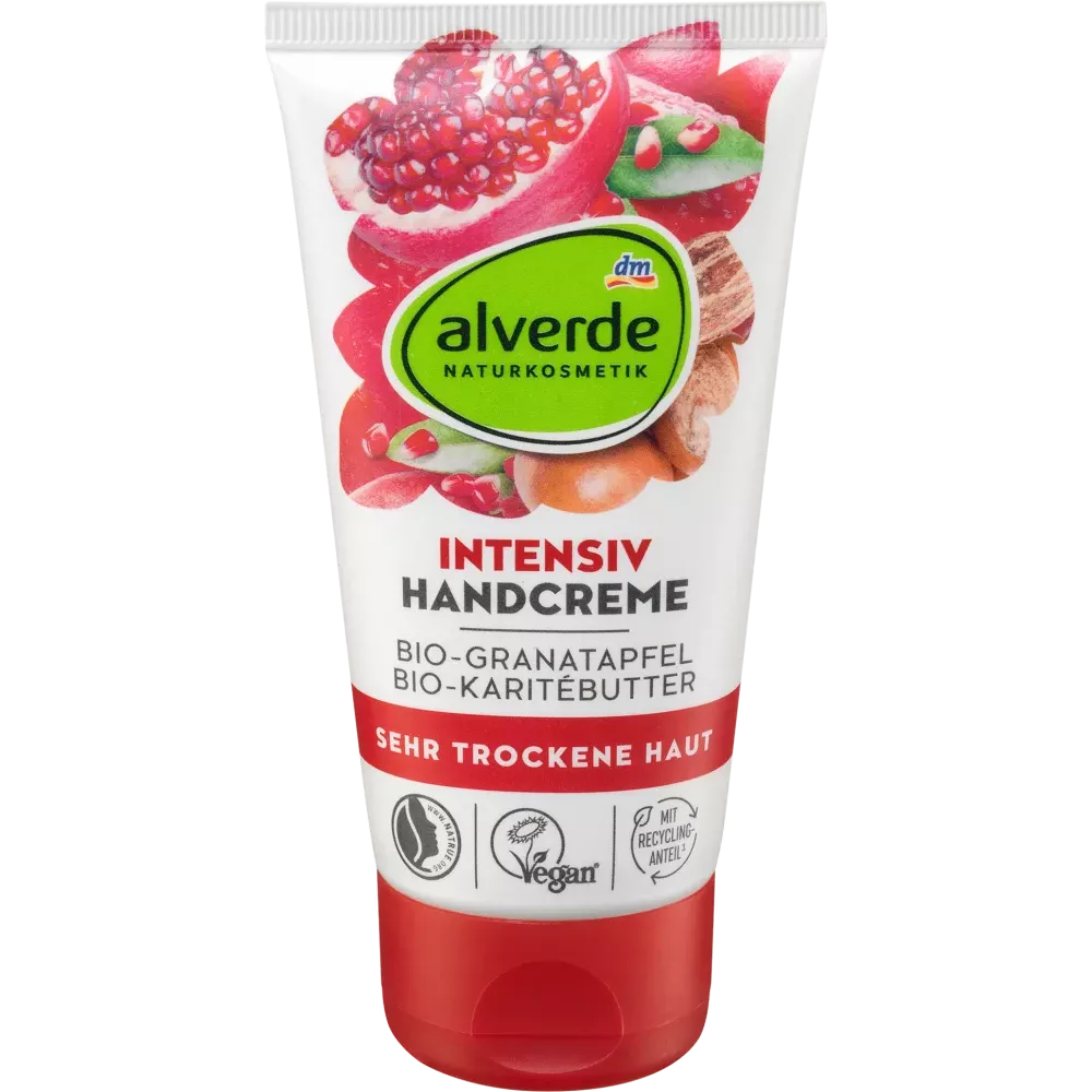 alverde NATURKOSMETIK Hand Cream Intensive Organic Pomegranate, Organi