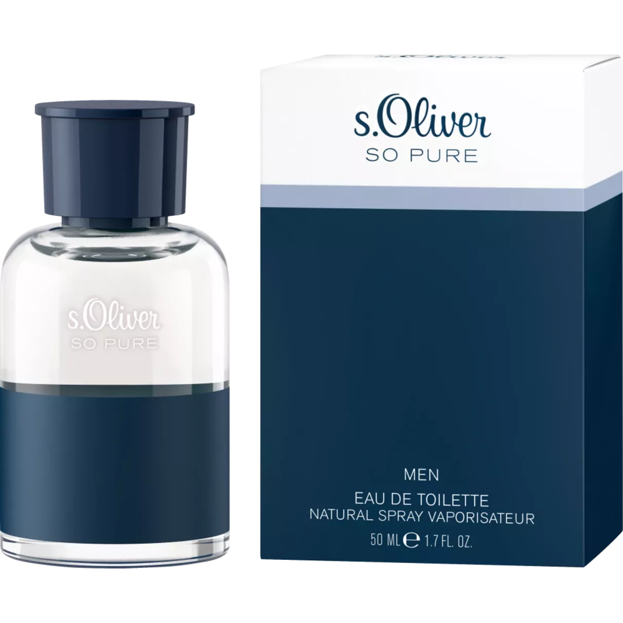 s.Oliver Eau de Toilette So Pure Men, 50 ml