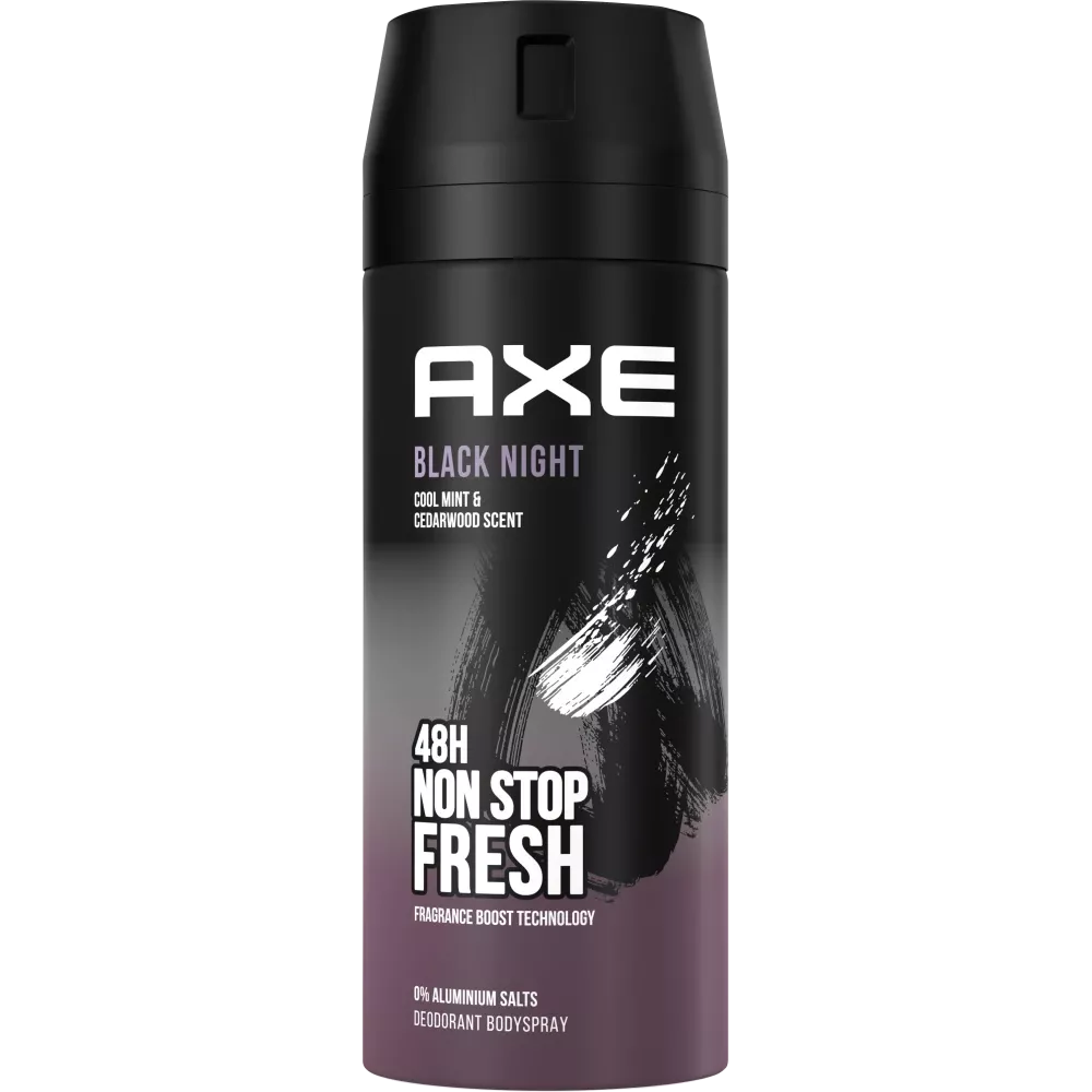 AXE Deodorant Spray Black Night, 150 ml