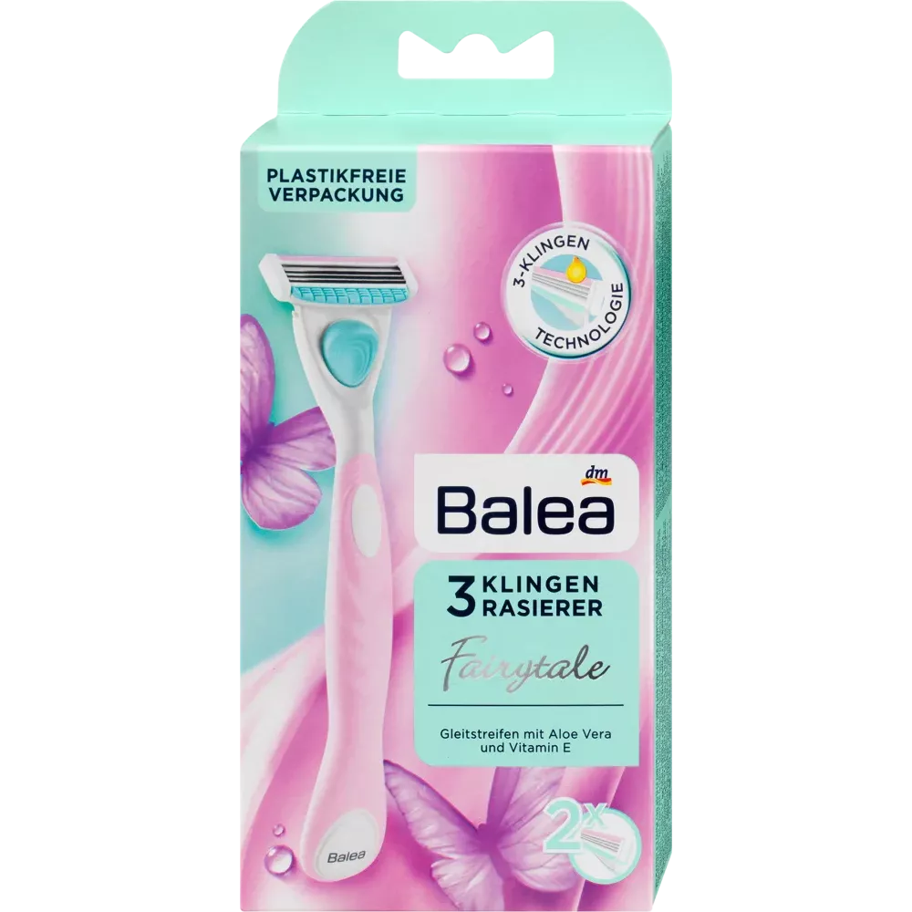 Balea Sprookjesachtig scheermes 3 mesjes, 1 stuk