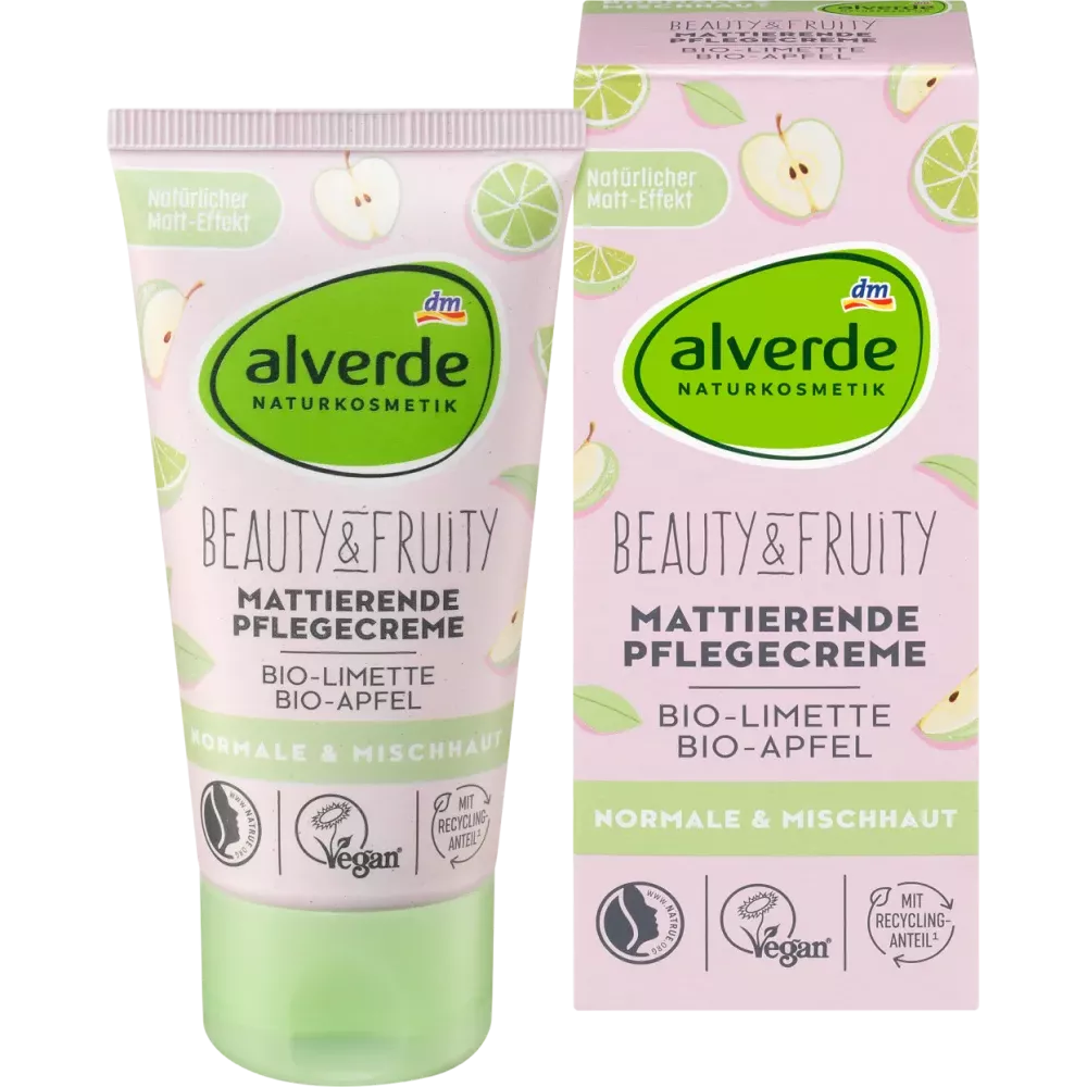 alverde NATURKOSMETIK Gezichtscrème Beauty & Fruity, 50 ml