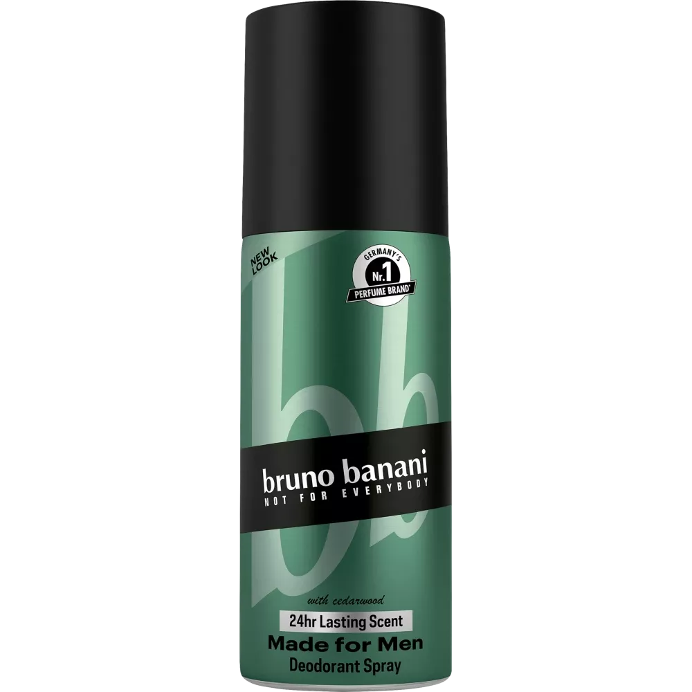 Bruno Banani Deo Spray Deodorant Made for Men, 150 ml