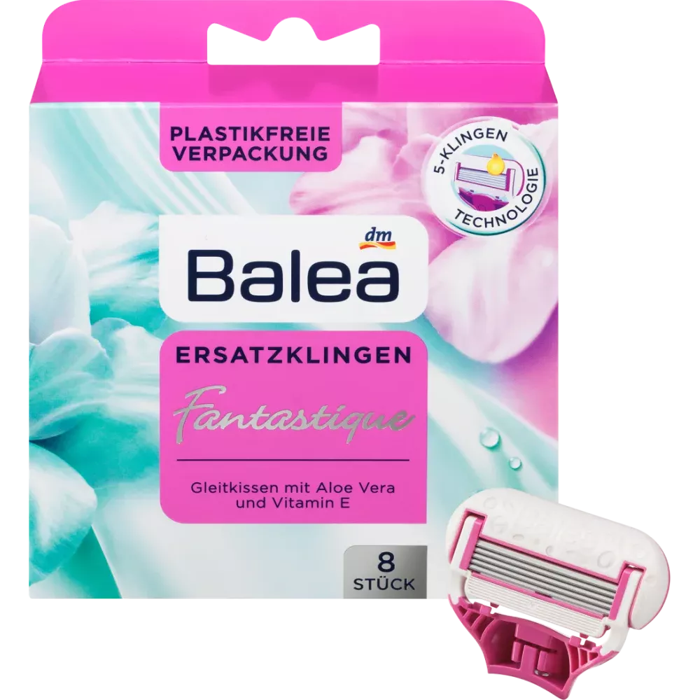 Balea Fantastique scheermesjes, 8 stuks.