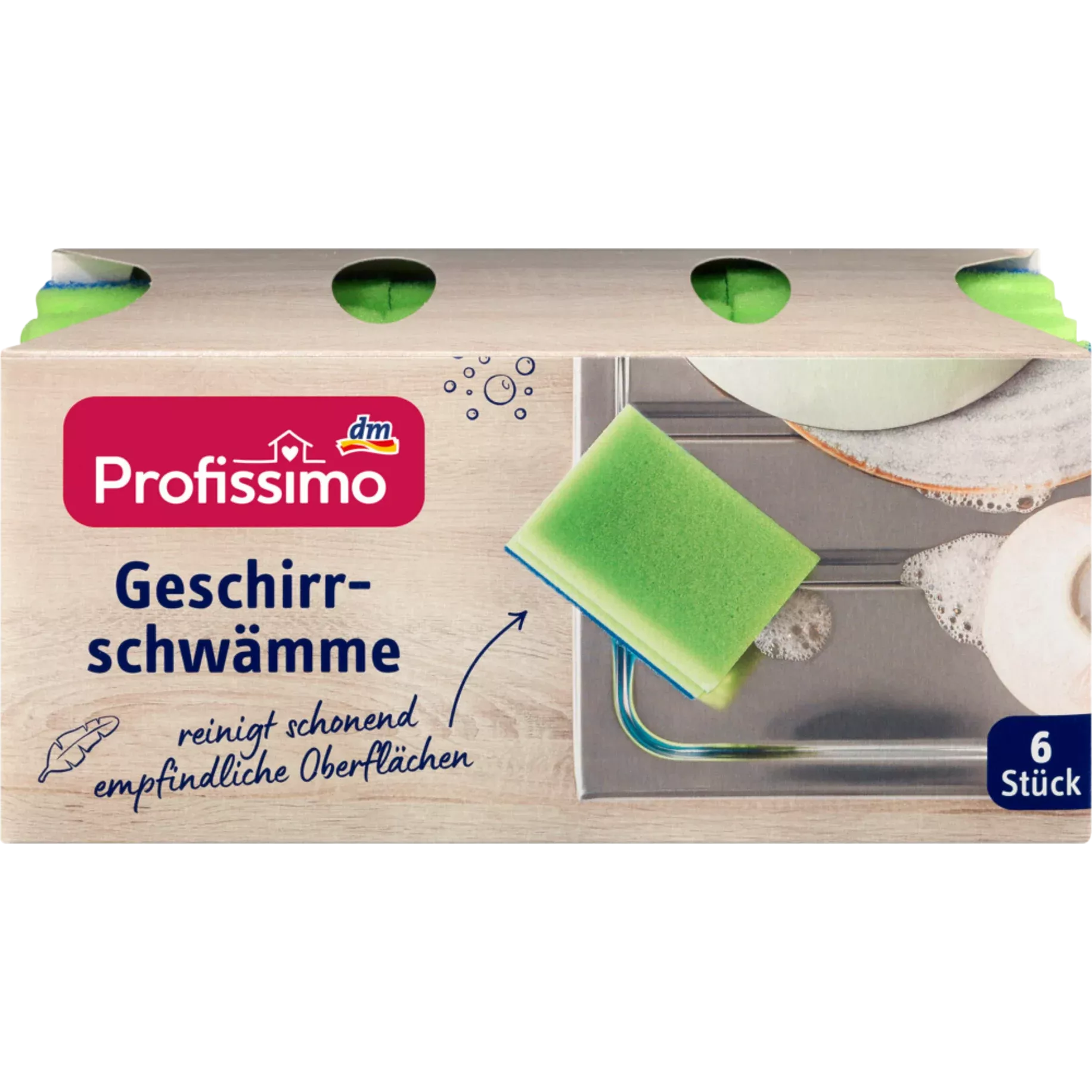 Profissimo Keukensponsjes, 6 stuks