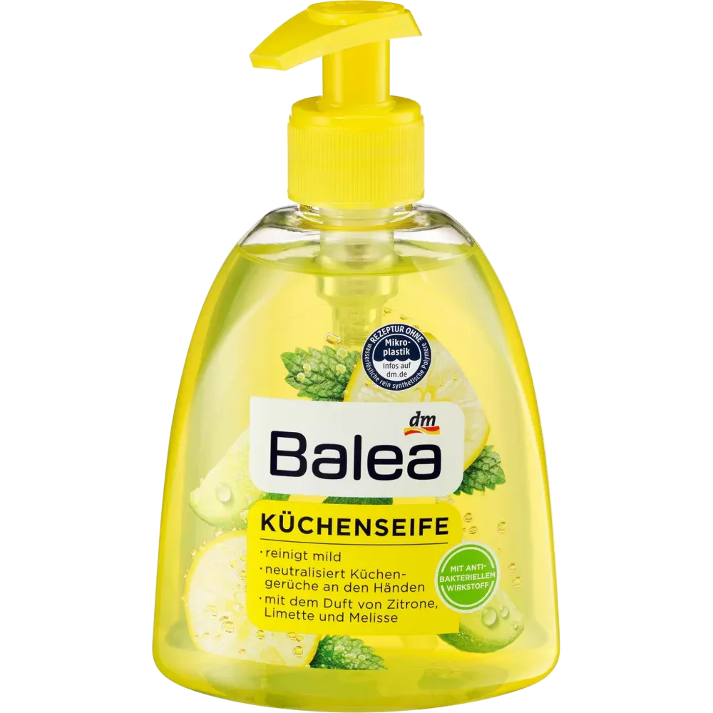 Balea Vloeibare Zeep Citroen, Limoen & Melisse Keukenzeep, 300 ml