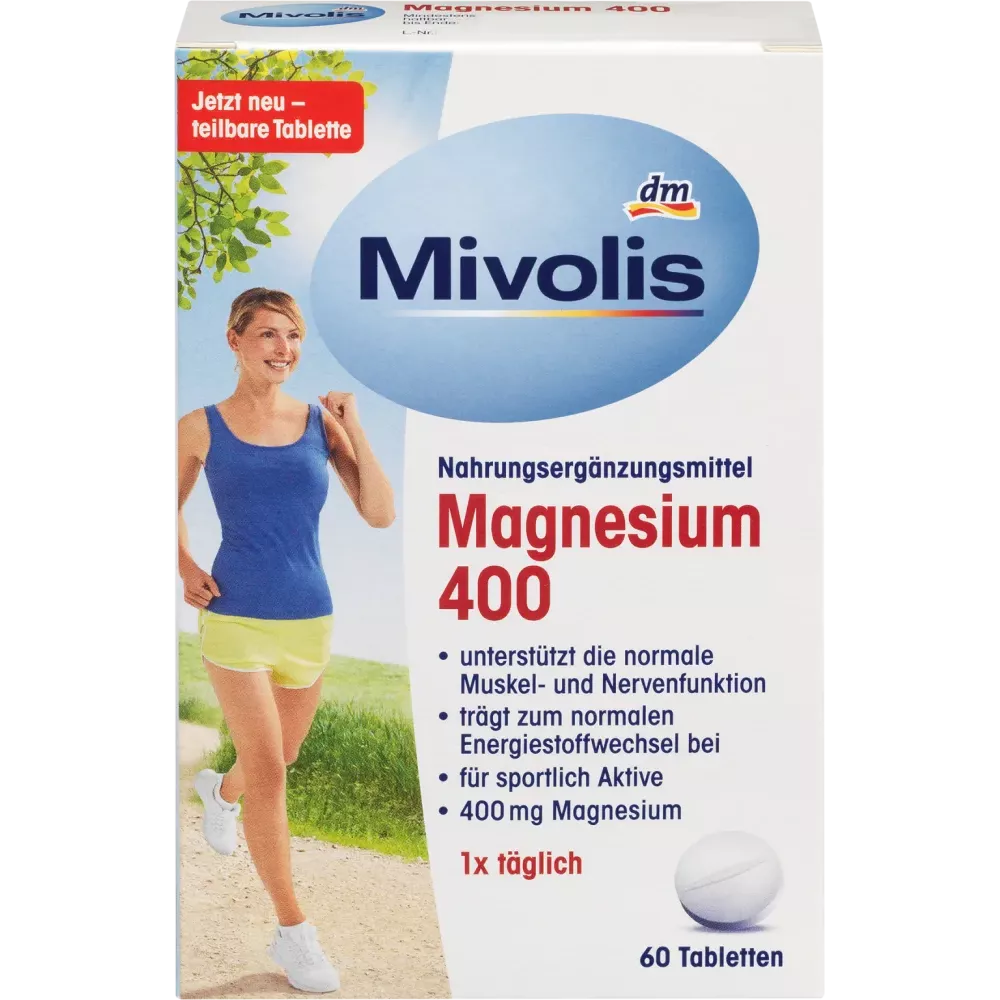 Mivolis Magnesium 400, 60 tabletten, 45 g