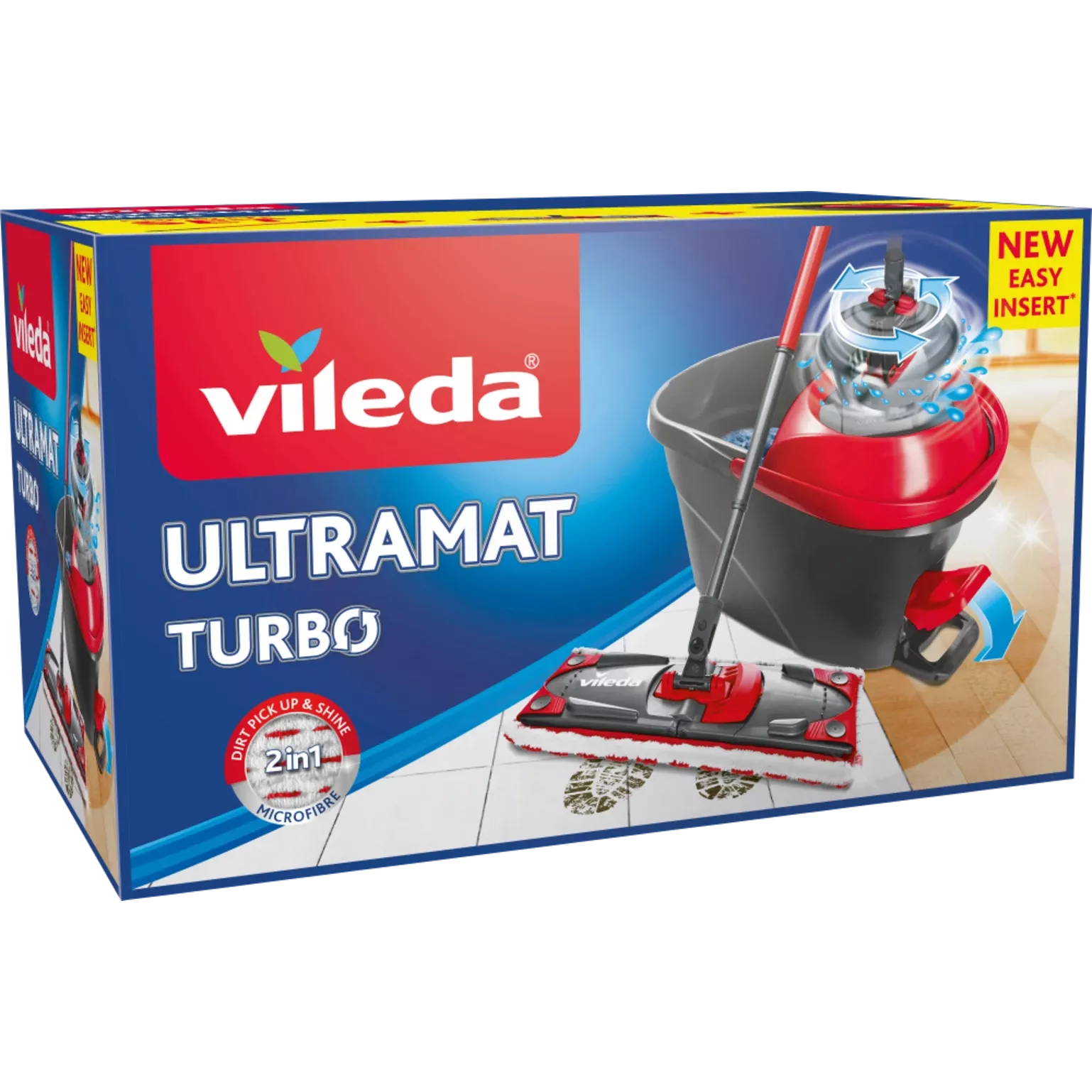 Vileda Mop Systems Ultramat Turbo Complete Set, 1 stuk